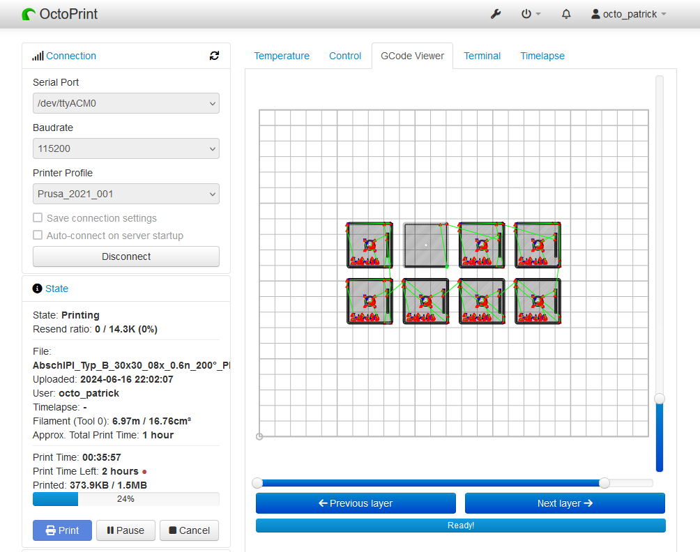 Octoprint mit Prusa i3 MK3S+ - elektro-archiv.de